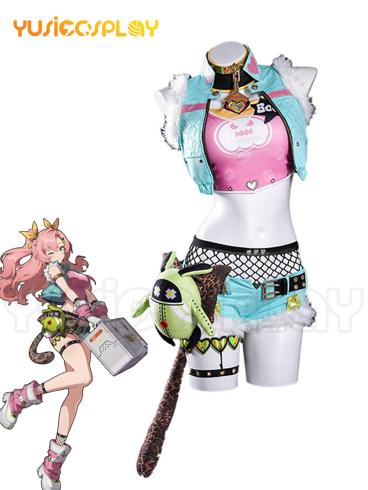 Zenless Zone Zero ZZZ Nicole Demara New Skin Cunning Cutie Cosplay Cos ...