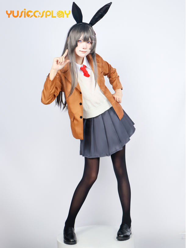 Rascal Does Not Dream of Bunny Girl Senpai Mai Sakurajima School Unifo ...